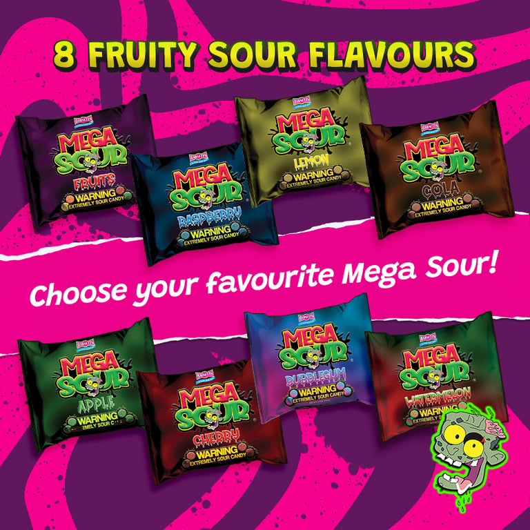 Barnett Sweets Mega Sour Candy Cherry